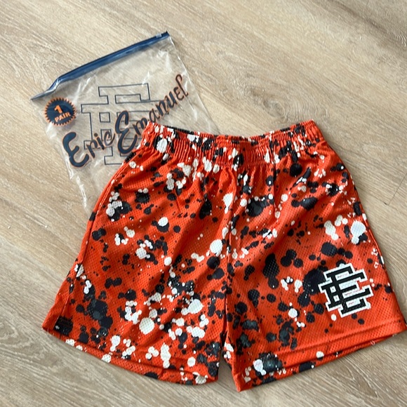 Eric Emanuel | Shorts | Eric Emanuel Ee Basic Short Paint Splatter ...